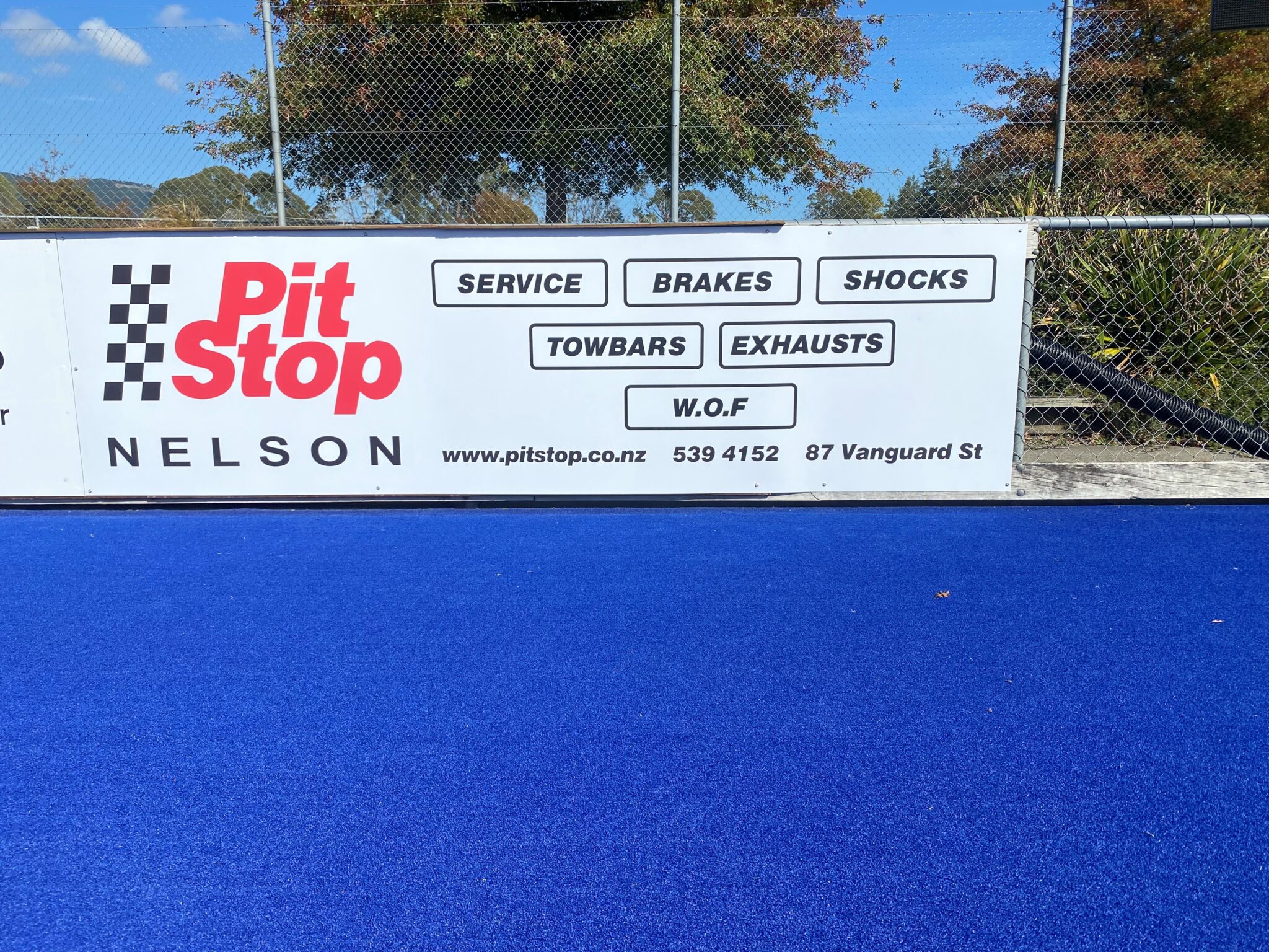 Pit Stop-(Sign) - Nelson Hockey Association (1993) Inc