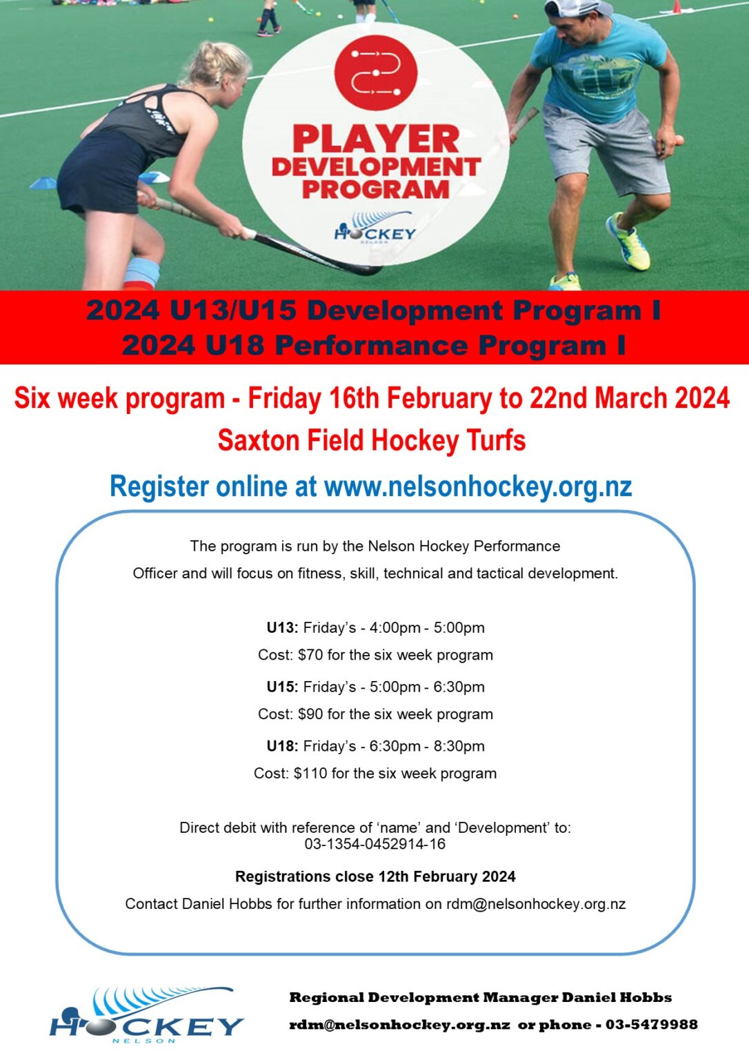 2024 U13&U15 Player Development Program I & U18 Performance Program I- Registrations Open ...